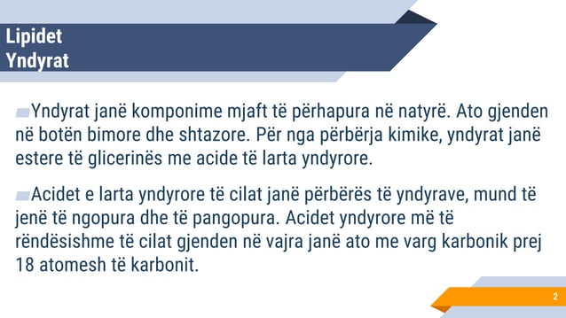 Lipidet | PPTX