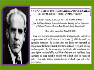 Lipid extraction by folch method | PPTX