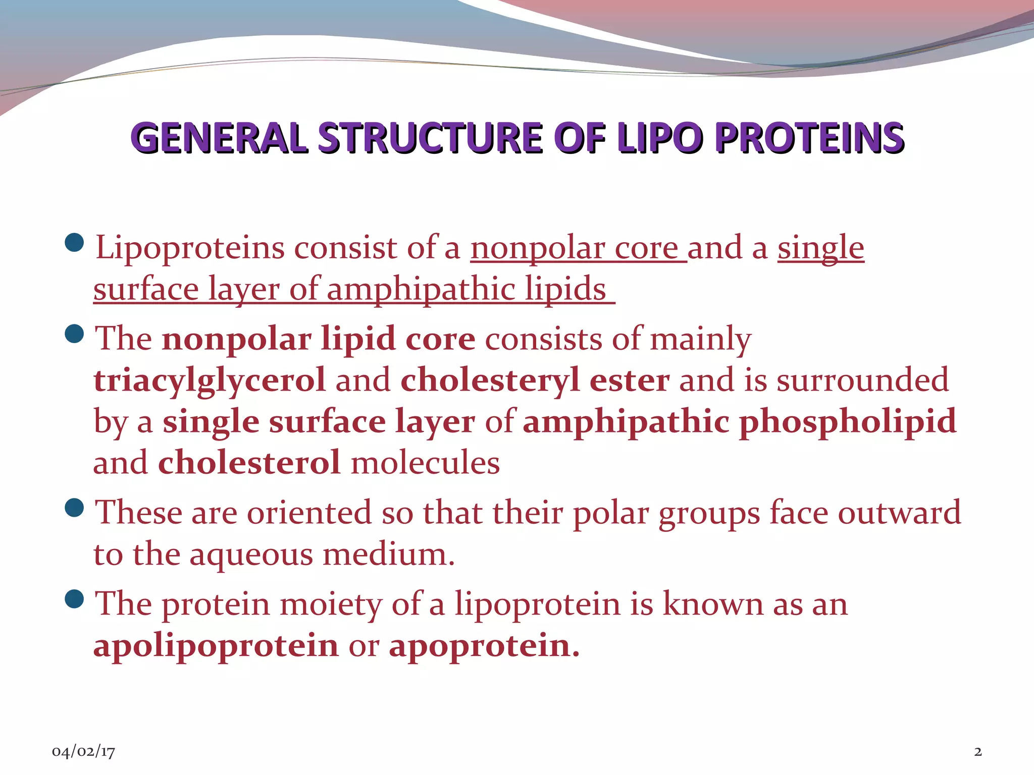 Lipoprotein disorders | PPT