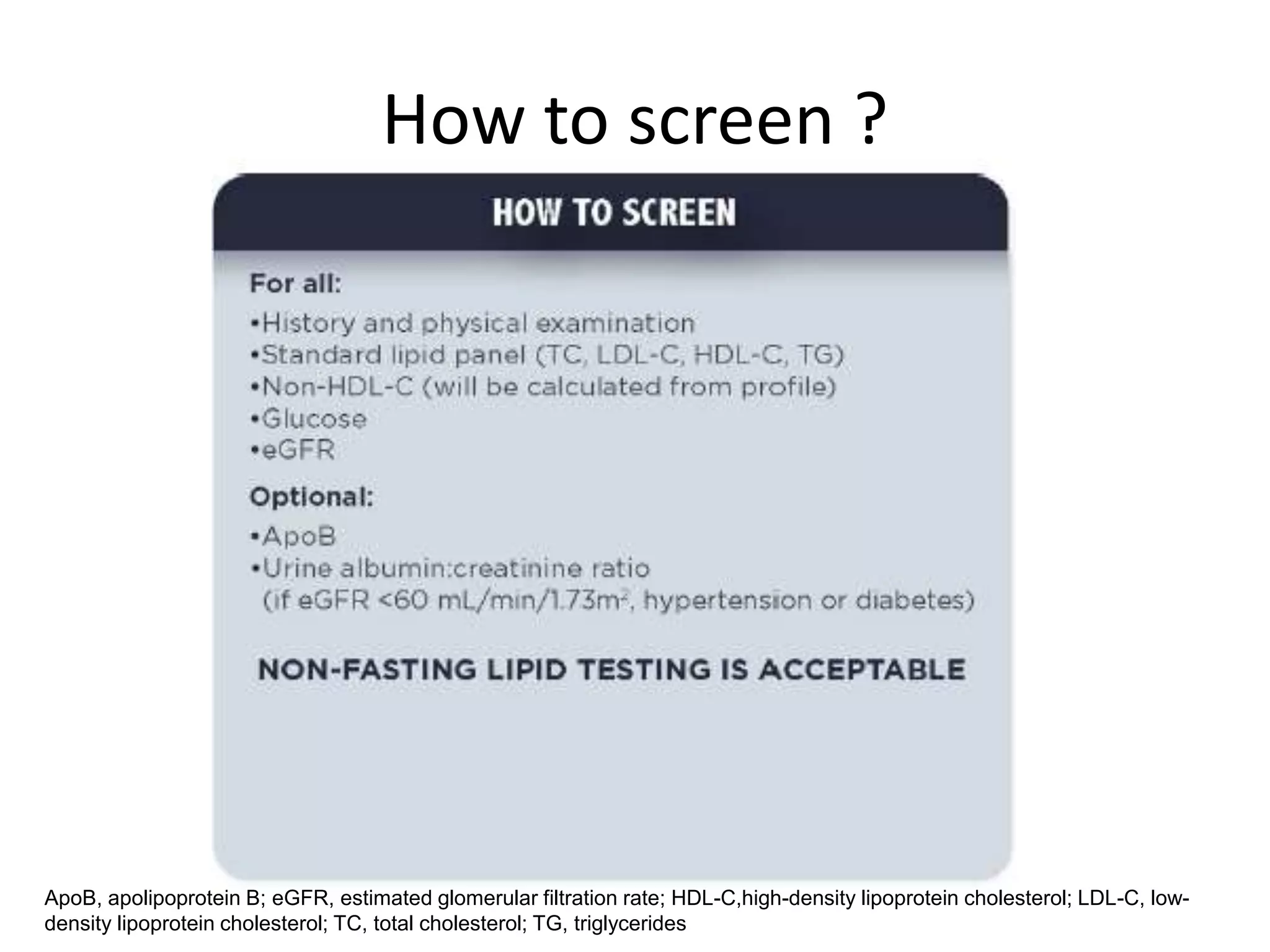 Lipid guidelines | PPTX