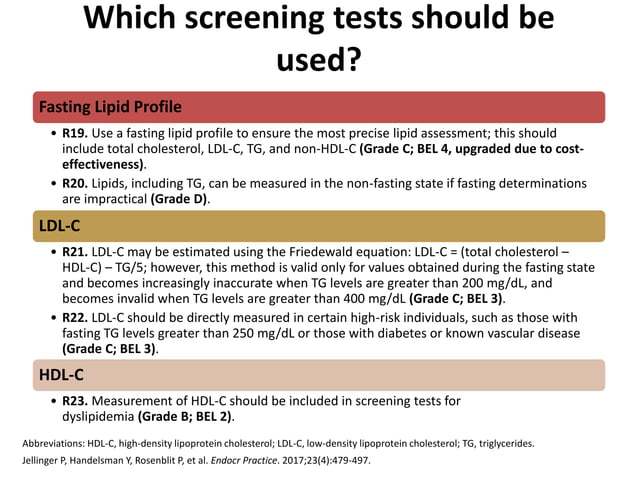 Lipid guidelines | PPTX | Endocrine and Metabolic Diseases | Diseases ...