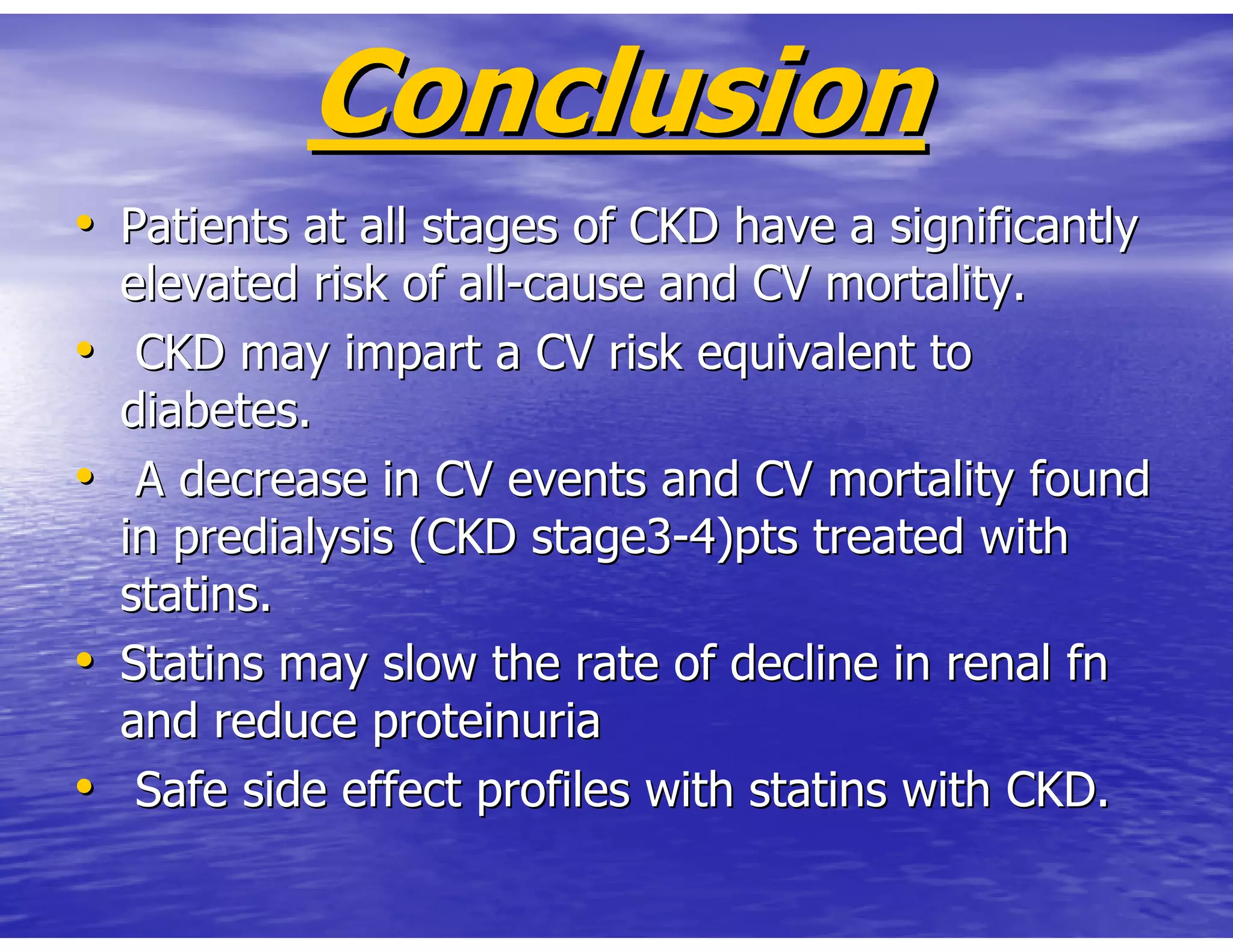 Lipid lowering therapy in CKD | PDF