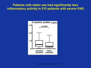 Lipid management in peripheral artrerial disease .slides | PPT