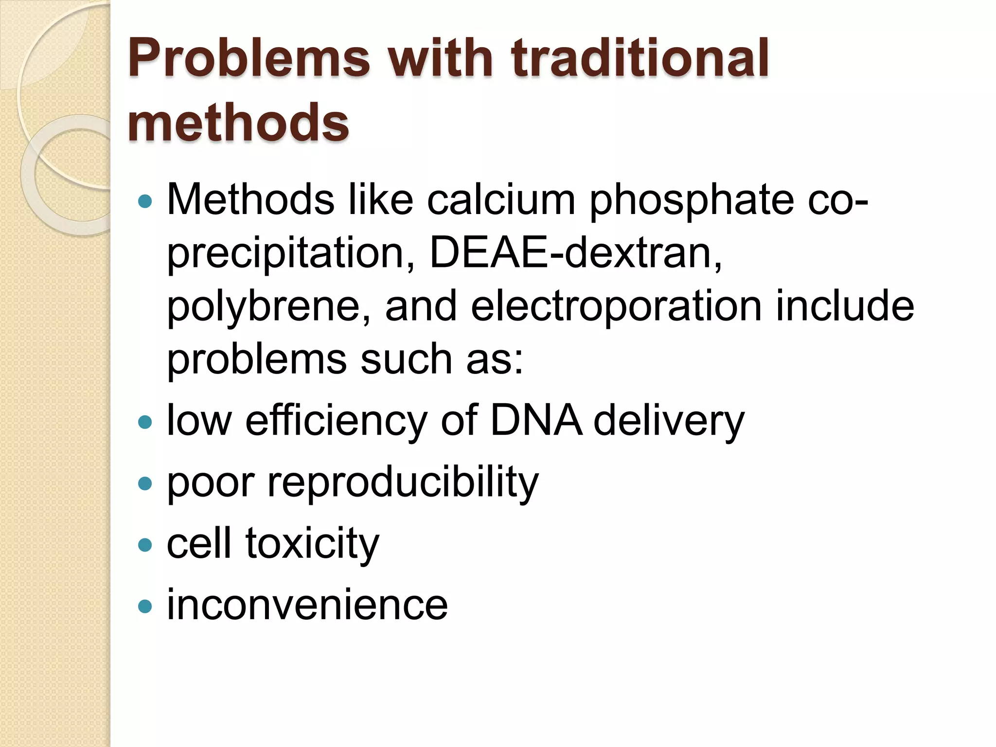 Lipid mediated lipofection | PPTX