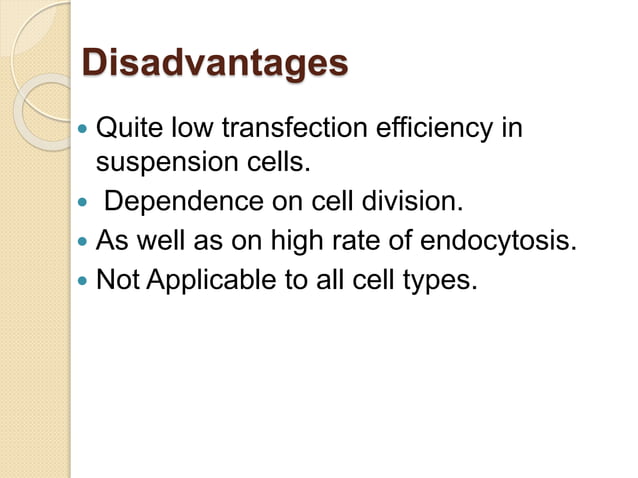 Lipid mediated lipofection | PPTX