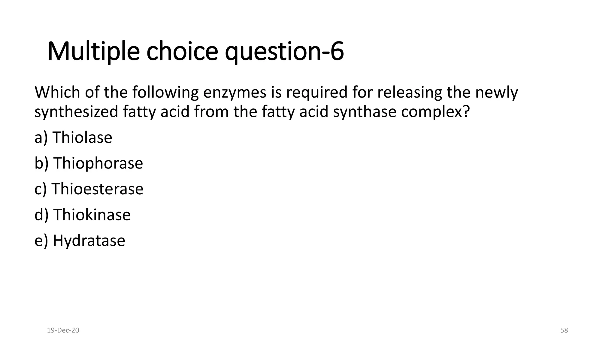All about "Lipid metabolism" - case-based discussions and multiple ...