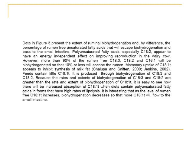 Lipid Metabolism in Ruminants | PPT