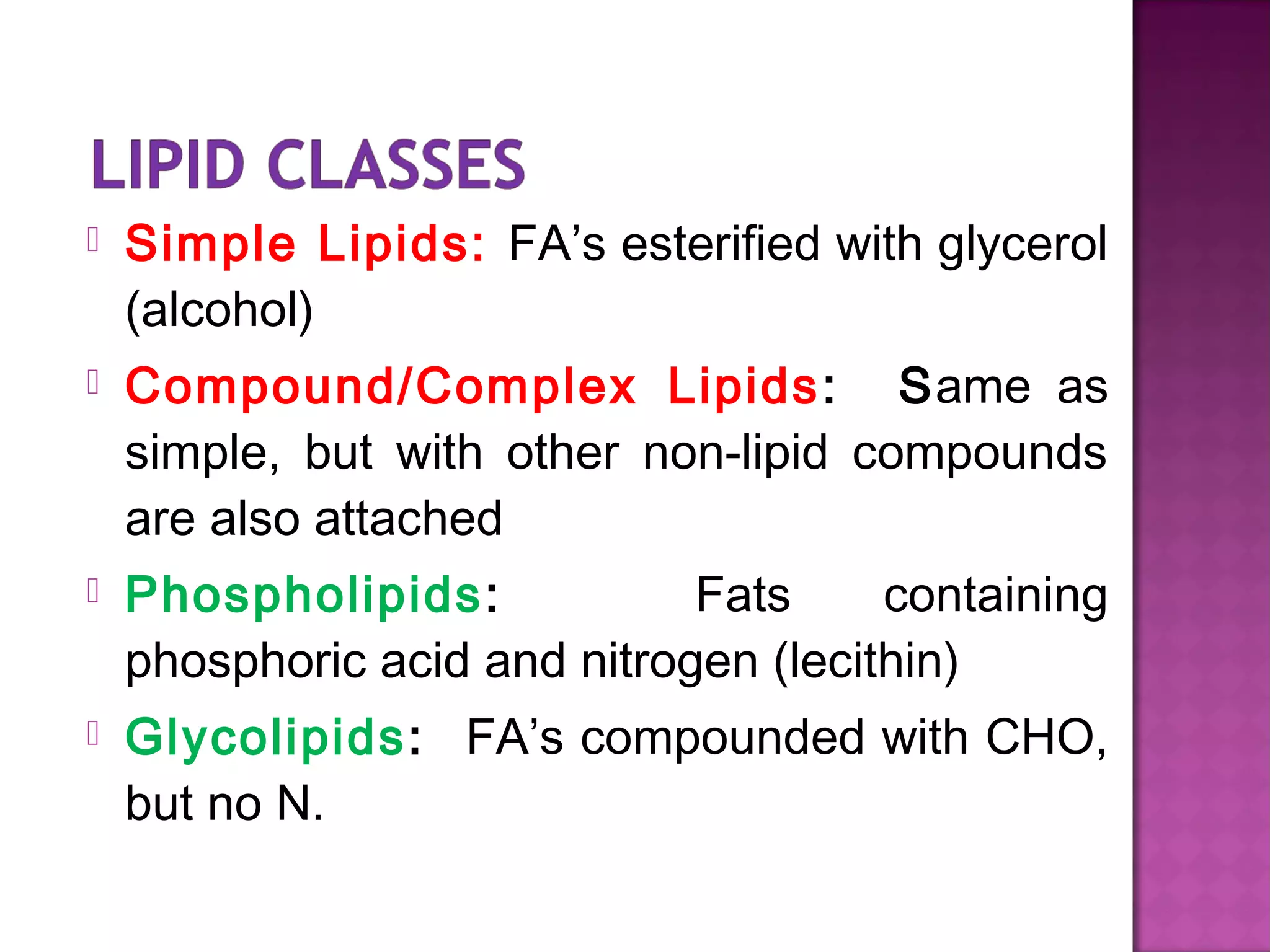 Introduction To Lipid & It’s Intermediary Metabolism | PPT