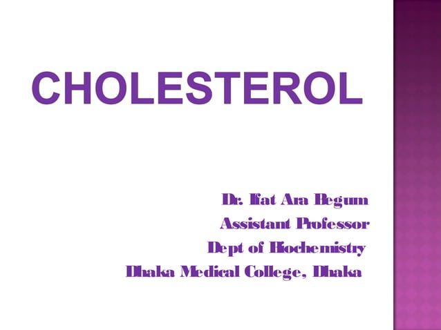 Cholesterol | PPT