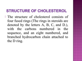 Structure Of Cholesterol
