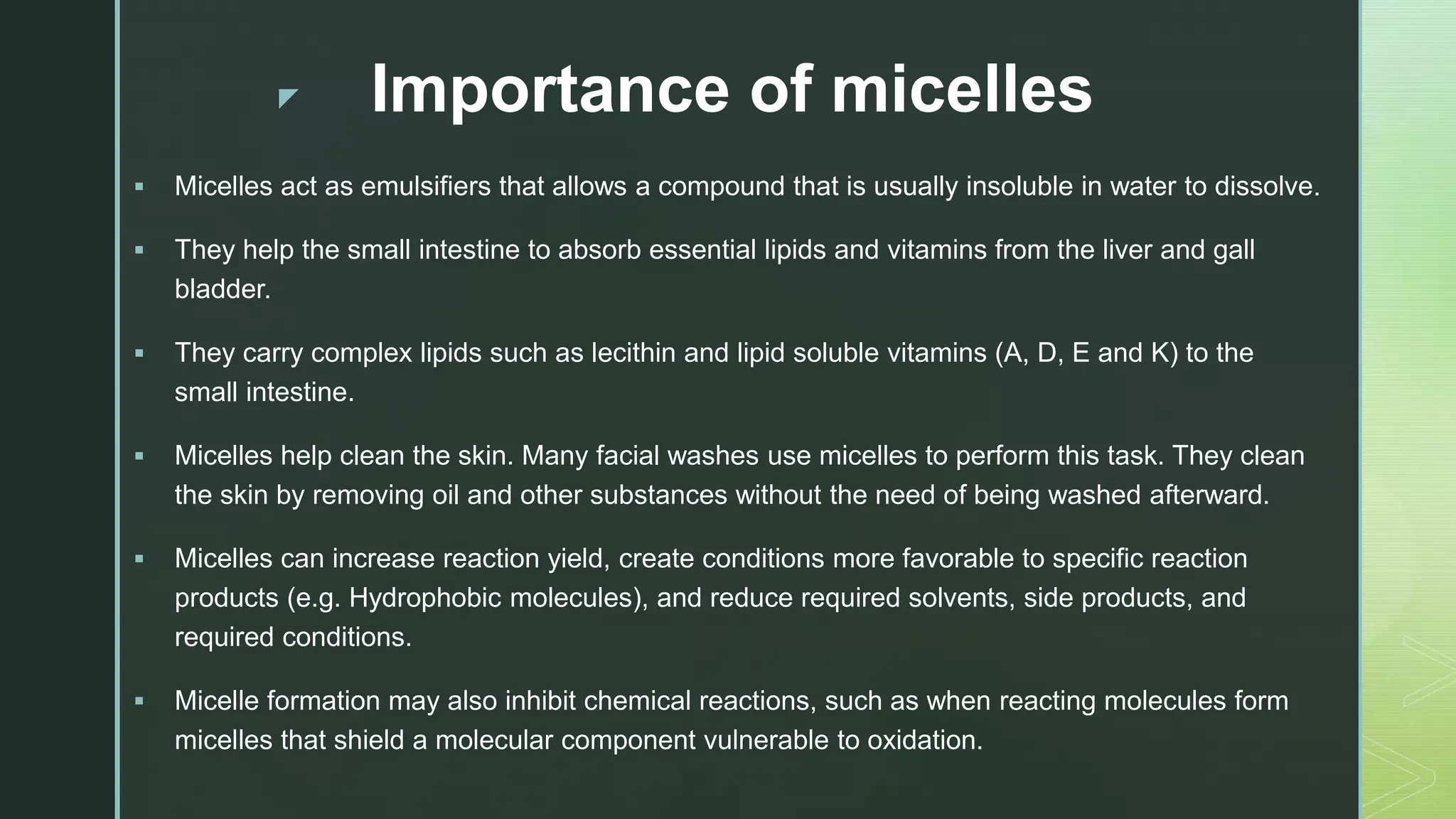 Lipid Micelle formation | PPTX