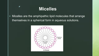 Lipid Micelle formation | PPTX