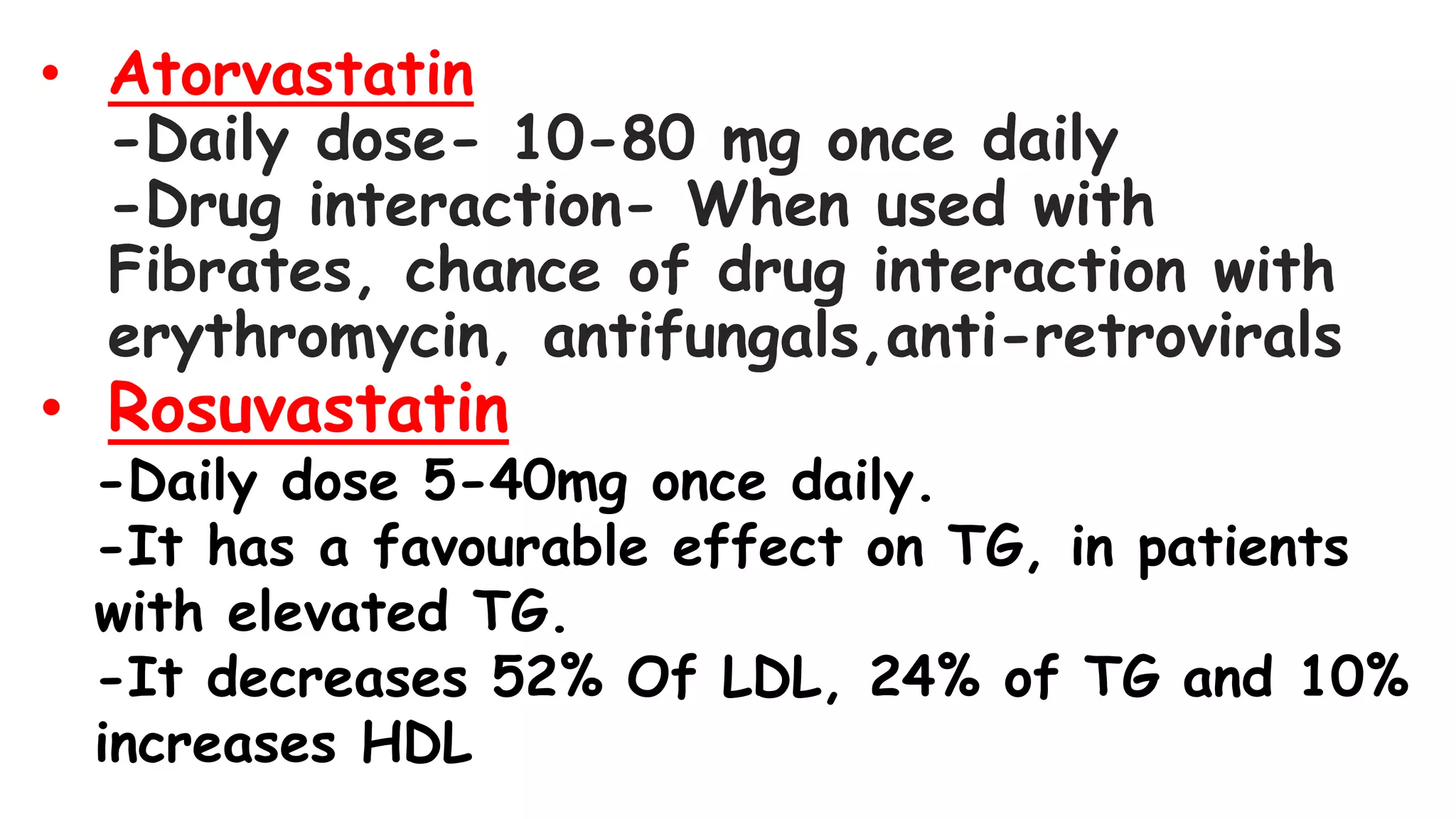 Lipid modifying drug dr. tariqul | PPTX
