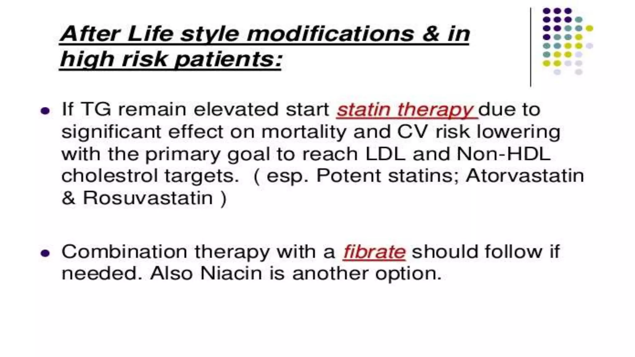 Lipid modifying drug dr. tariqul | PPTX