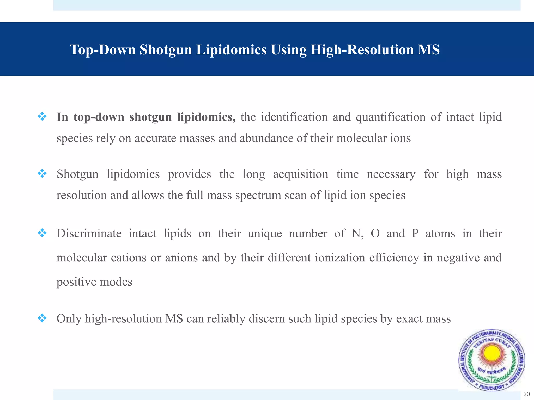 Lipidomics and Cardiovascular diseases | PPTX
