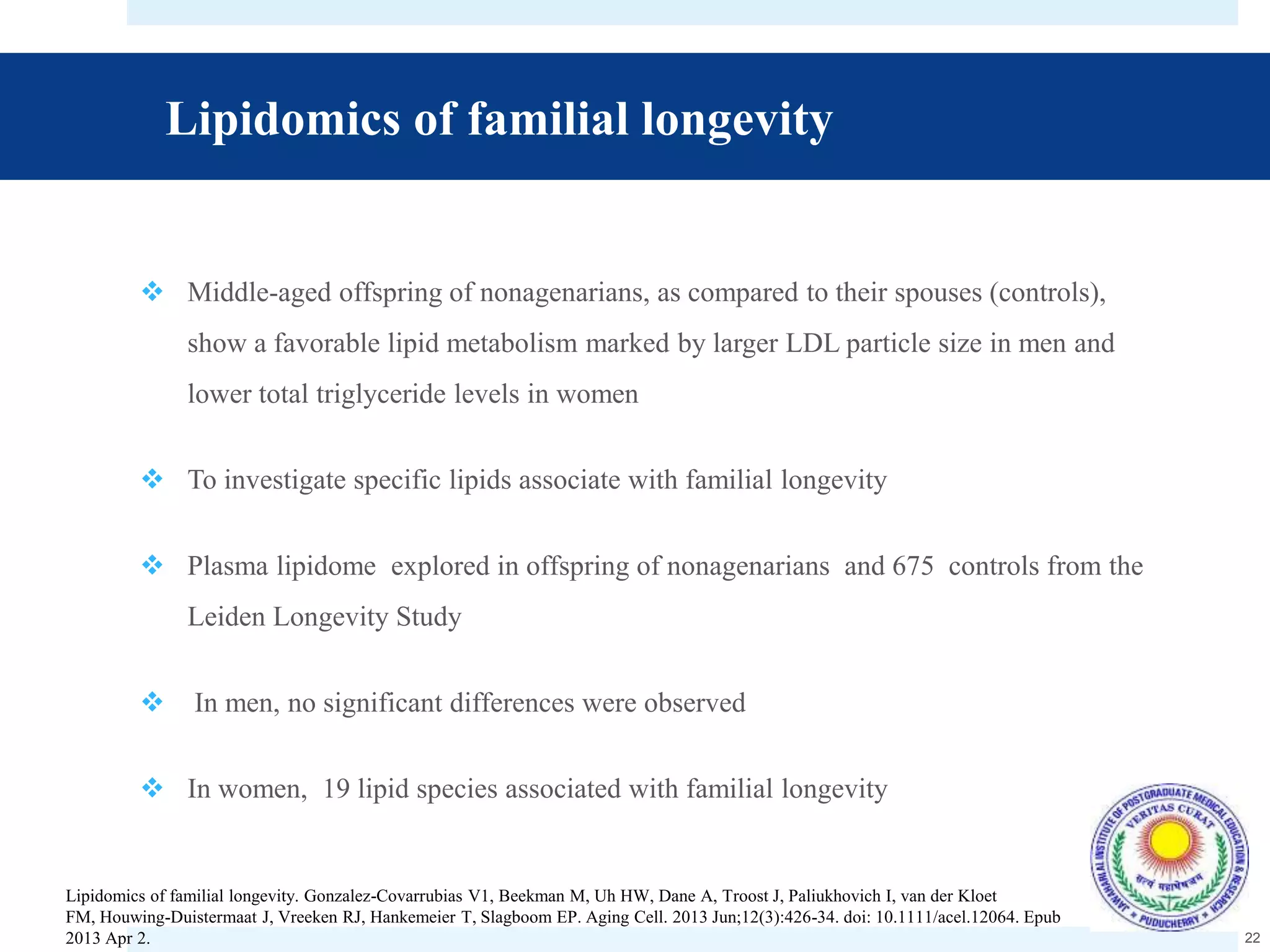 Lipidomics and Cardiovascular diseases | PPTX
