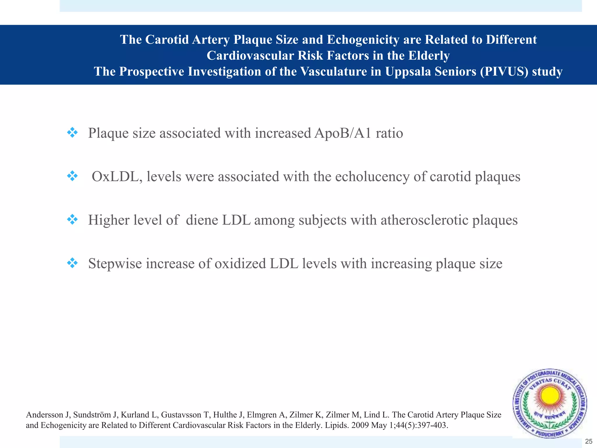 Lipidomics and Cardiovascular diseases | PPTX