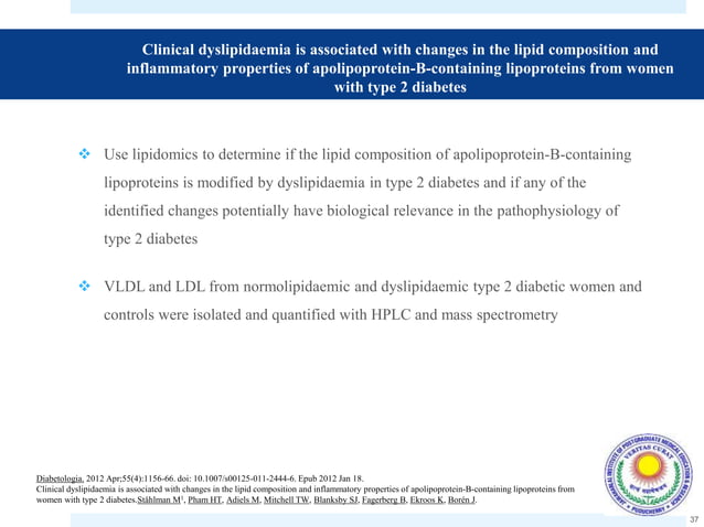 Lipidomics and Cardiovascular diseases | PPTX | Heart and ...