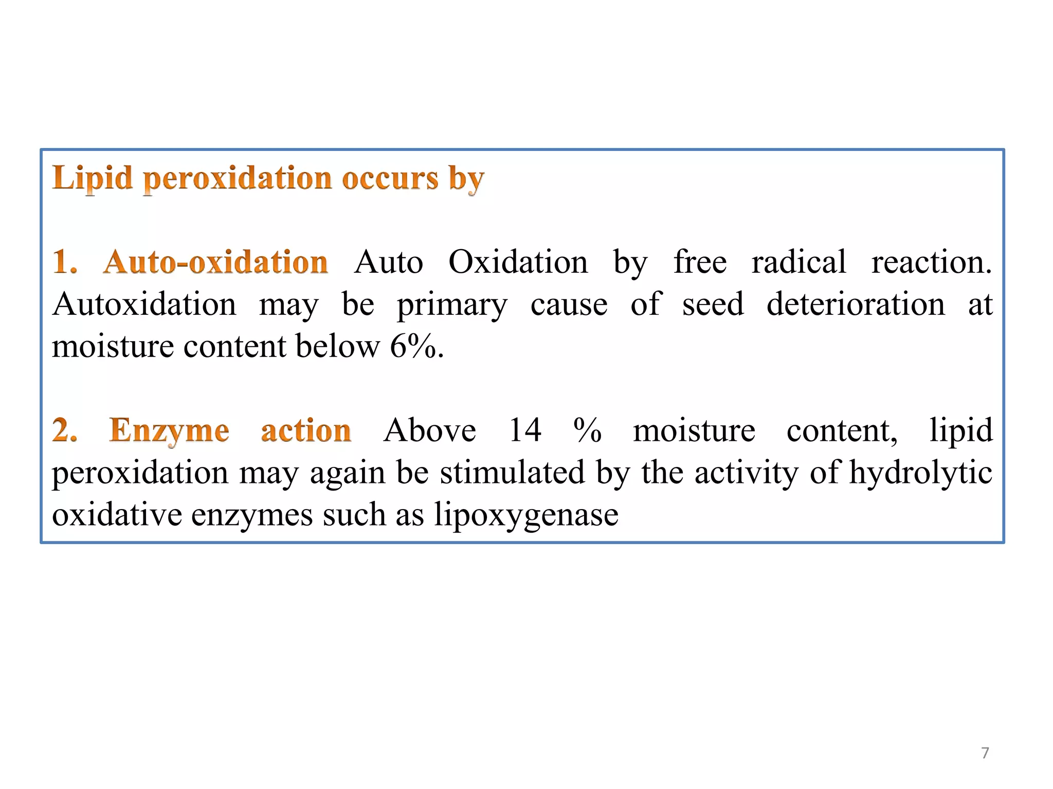 Lipid peroxidation | PPTX