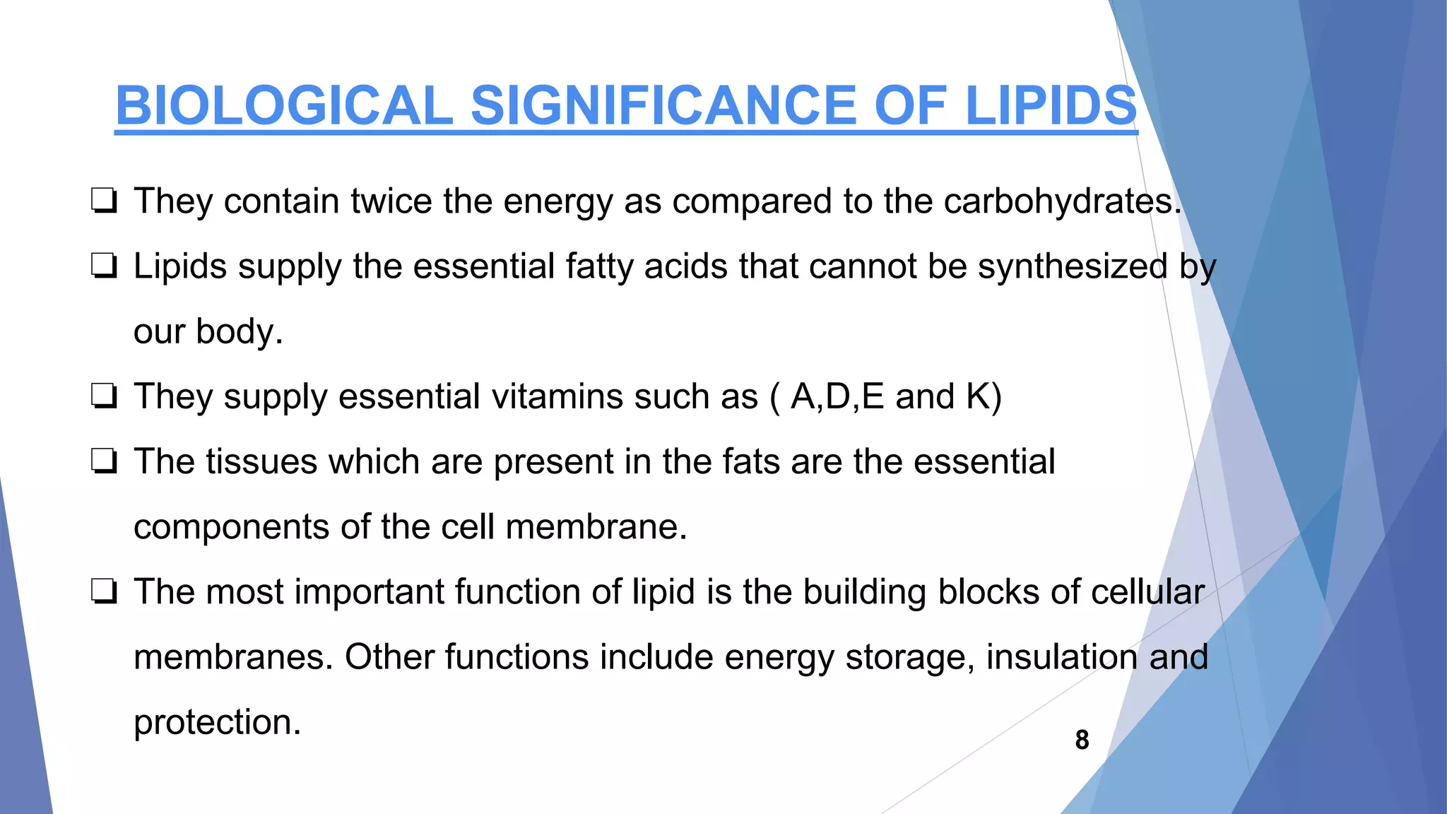 LIPIDS PRESENTATION | PPT