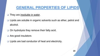 LIPIDS PRESENTATION | PPT