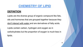 LIPIDS PRESENTATION | PPT