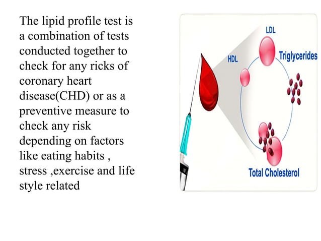 Lipid Profile Laboratory report power point | PPT