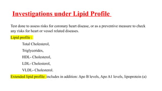 how describe LIPID Profile parameters.pptx