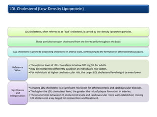 Lipid Profile Dyslipidemia and others.pptx | Heart and Cardiovascular ...