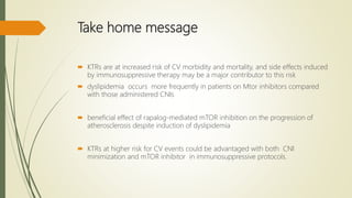 Lipid profile mtor vs cni | PPTX