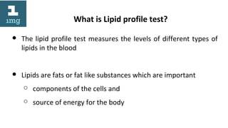 Lipid profile test | ODP