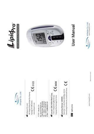 Lipid pro meterrmanual_it | PDF | Nutrition | Healthy Living