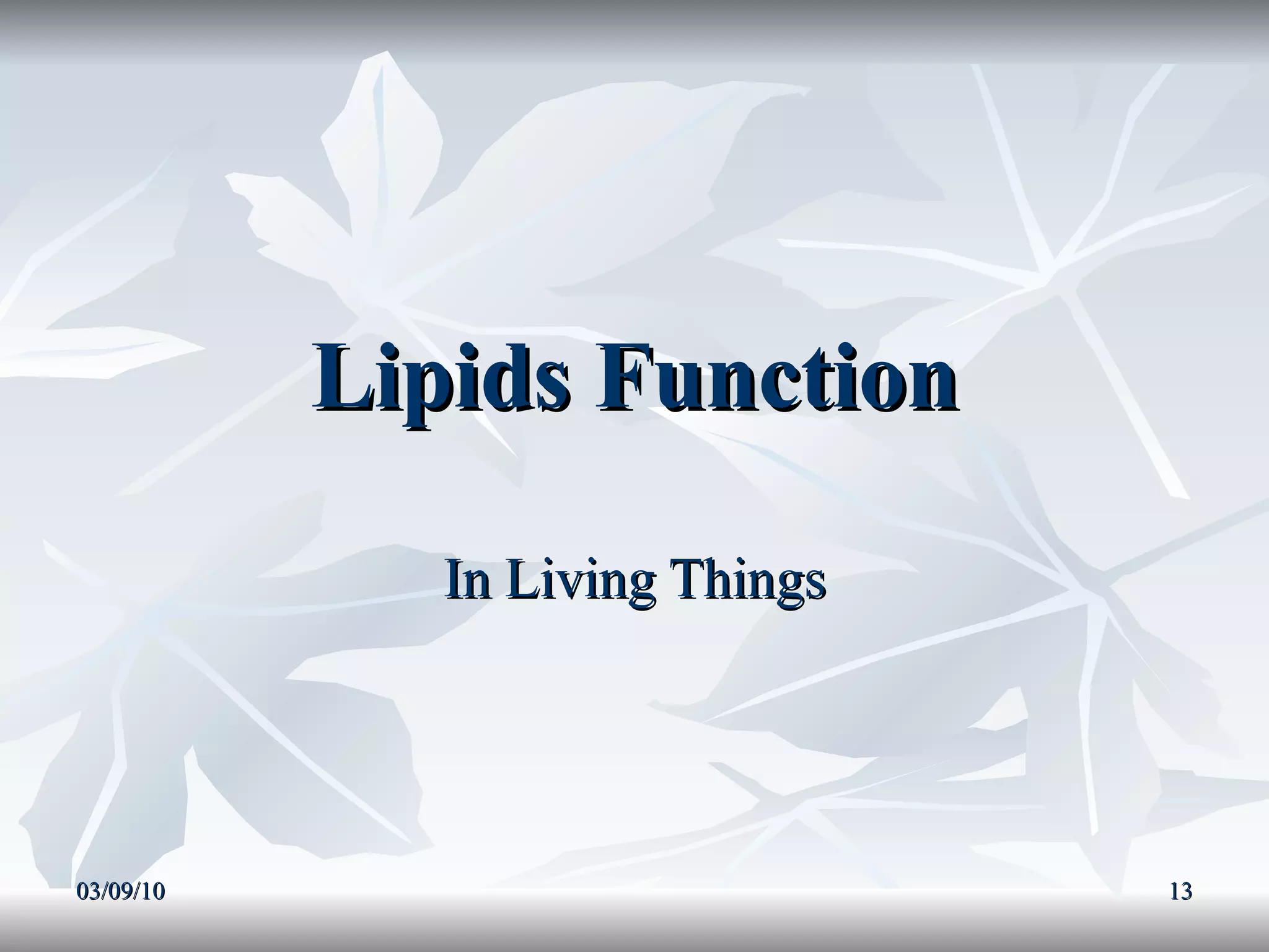 Lipids | PPT