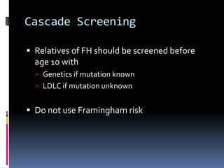 Lipids and familial hypercholesterolaemia | PPT