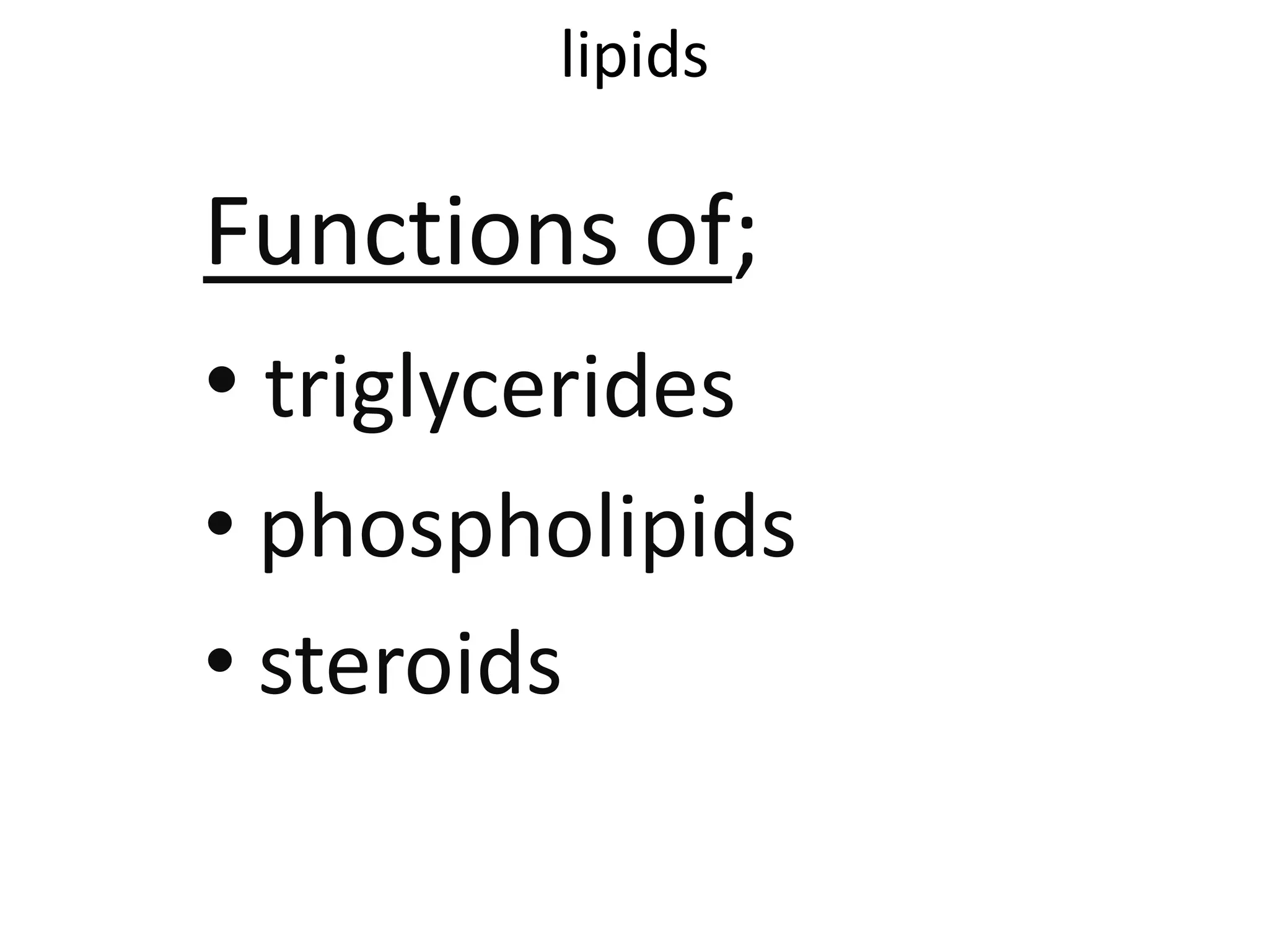 Lipids | PPTX | Chemistry | Science