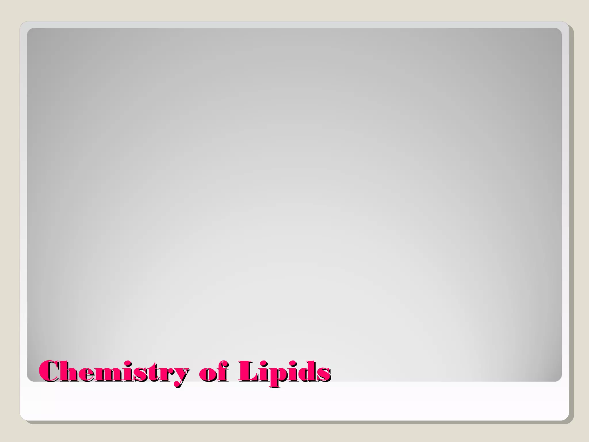 Lipids | PPT