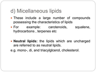 Lipids | PPTX