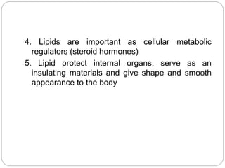 Lipids | PPTX