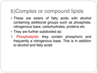 Lipids | PPTX