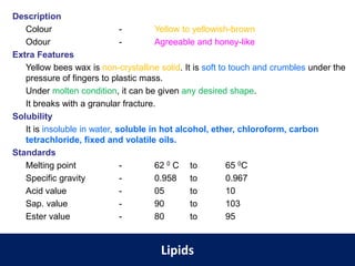 Lipids | PDF