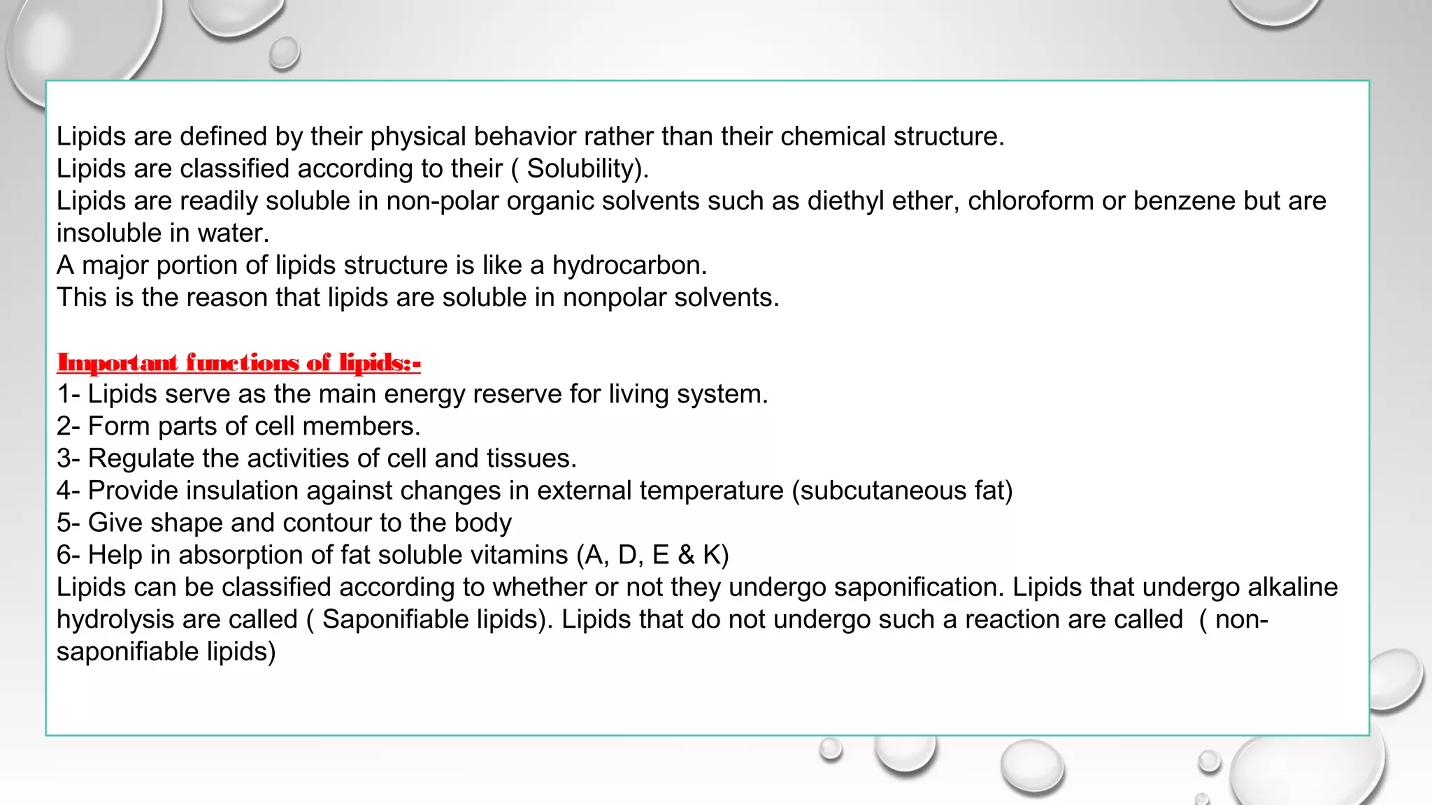 Lipids | PPS