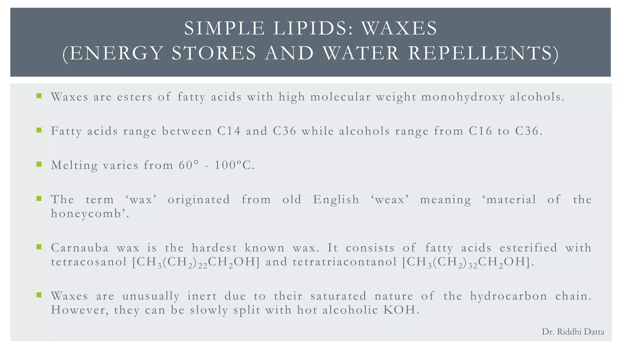 Basics of Lipid Biochemistry | PPTX