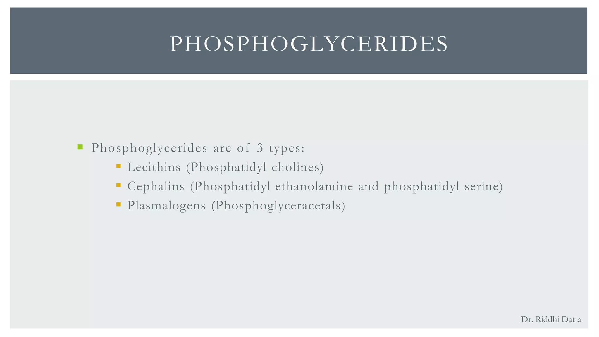 Basics of Lipid Biochemistry | PPTX
