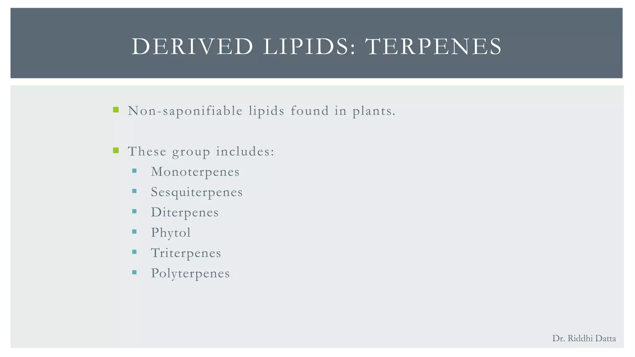 Basics of Lipid Biochemistry | PPTX