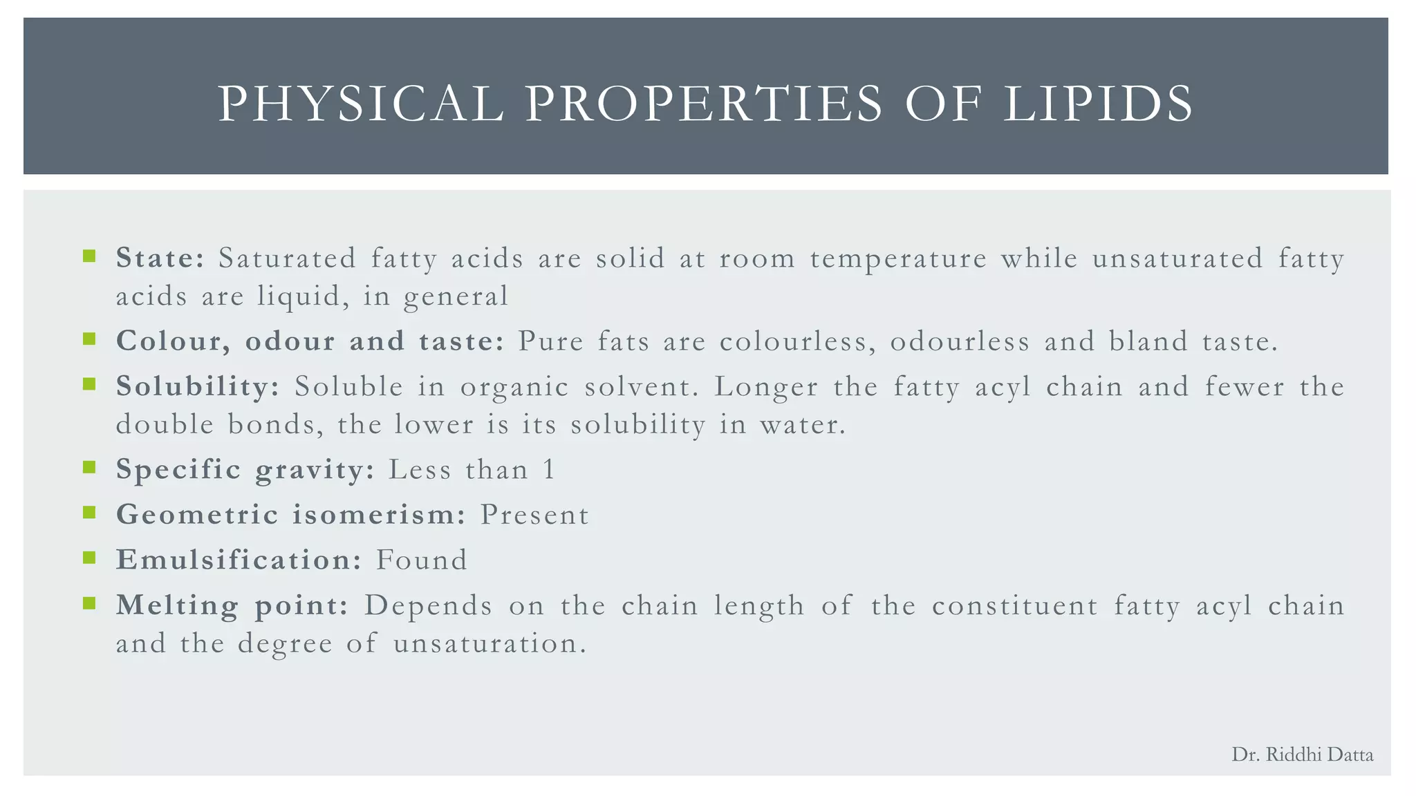 Basics of Lipid Biochemistry | PPTX