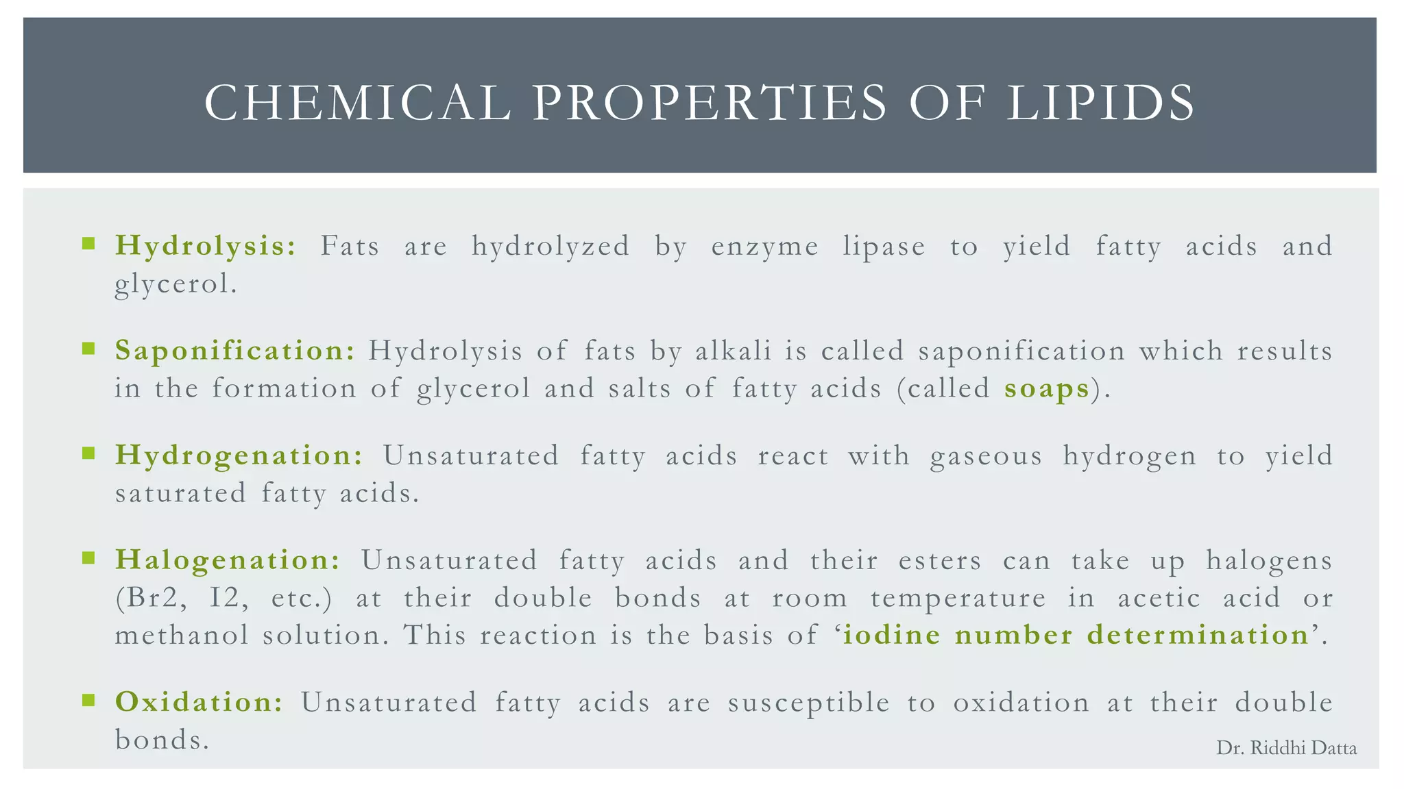 Basics of Lipid Biochemistry | PPTX