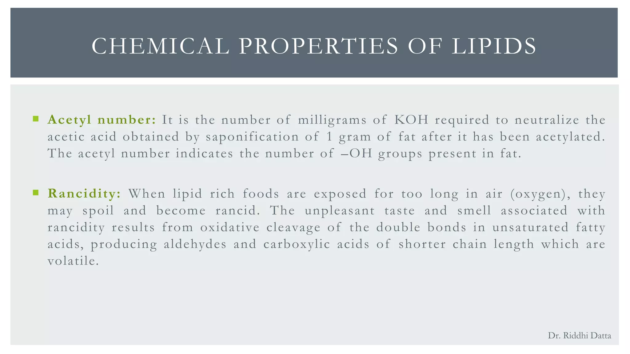 Basics of Lipid Biochemistry | PPTX