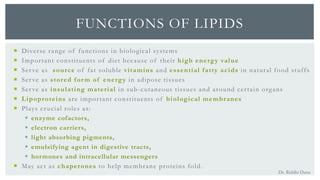 Basics of Lipid Biochemistry | PPTX