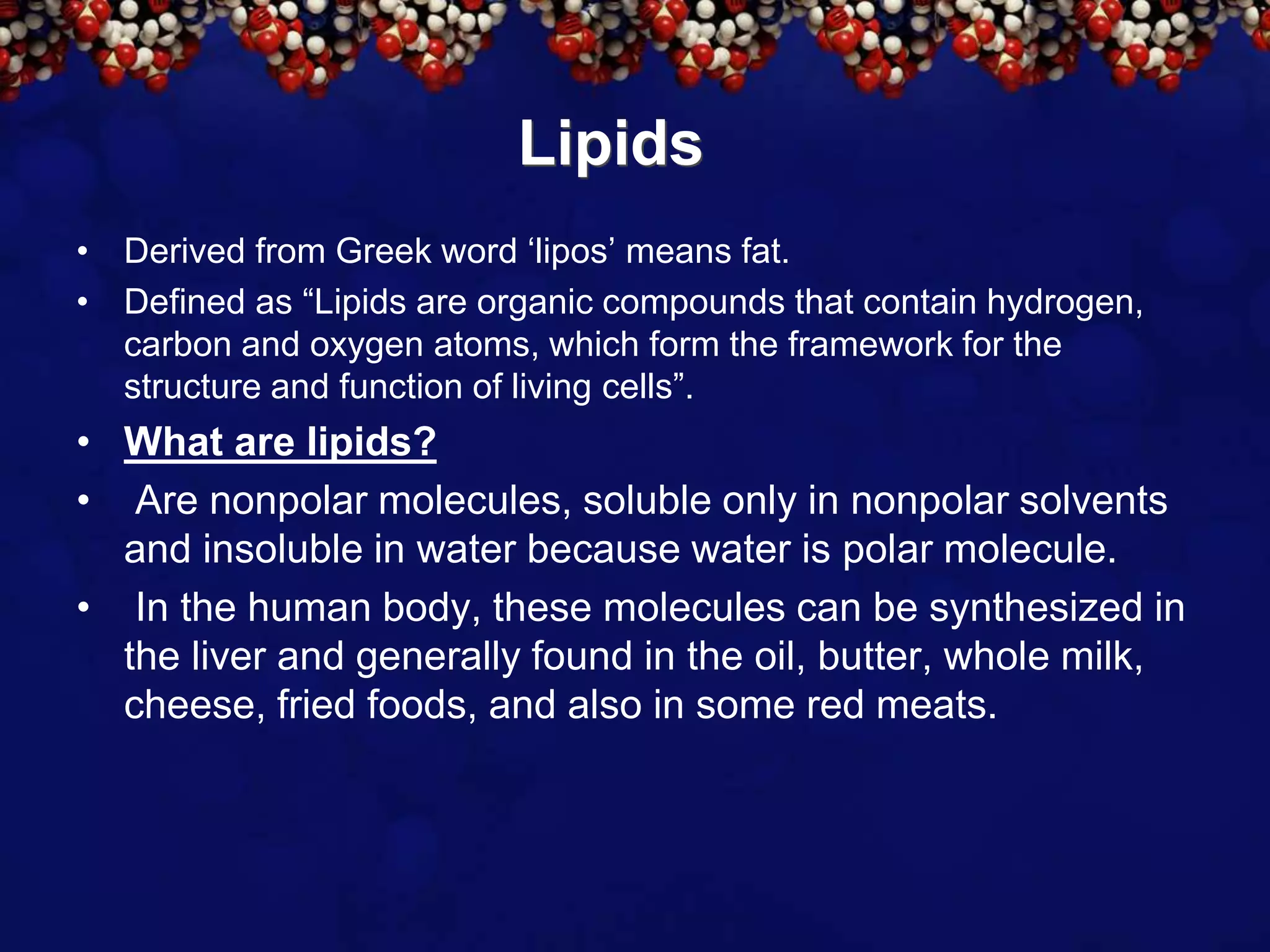 Lipids | PPT