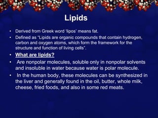 Lipids | PPT